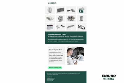 Enduro S.R.L. | Reducere 30% la piesele de schimb - SKODA